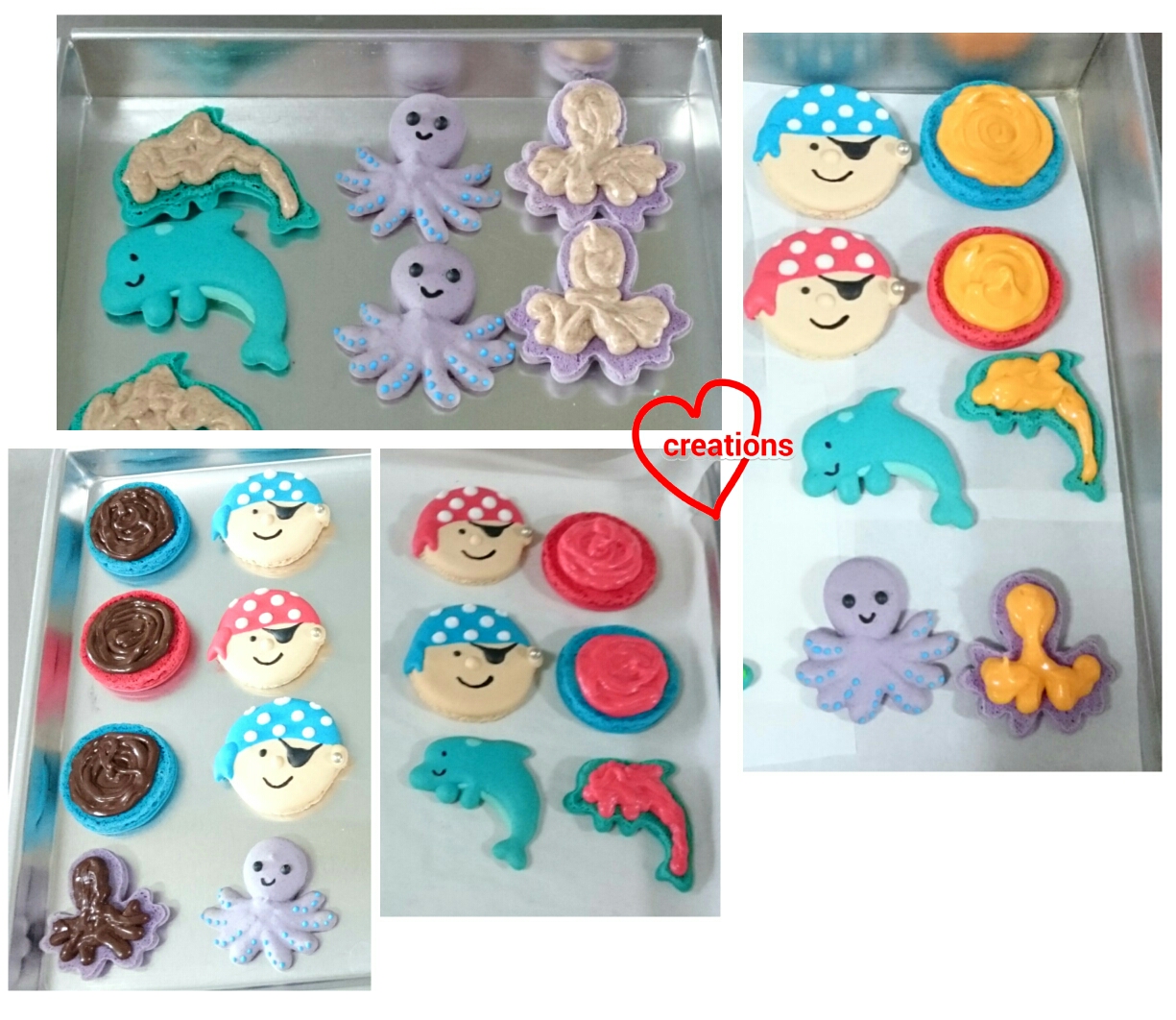 Loving Creations for You: Pirate Assorted Macarons -- sea themed ...