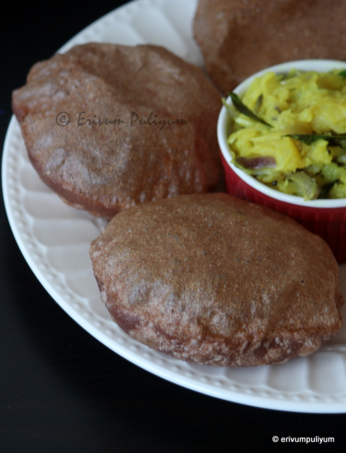 Erivum Puliyum: Ragi Poori | Finger Millet Puri | Diabetic Friendly Recipes