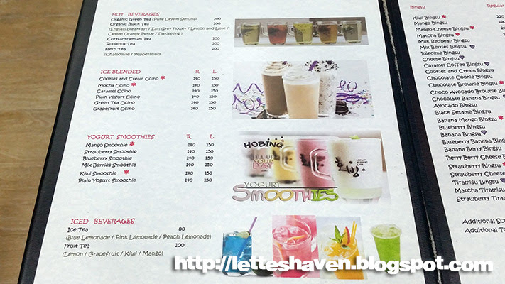 Lette's Haven: Hobing Korean Dessert Cafe at Fairview Terraces