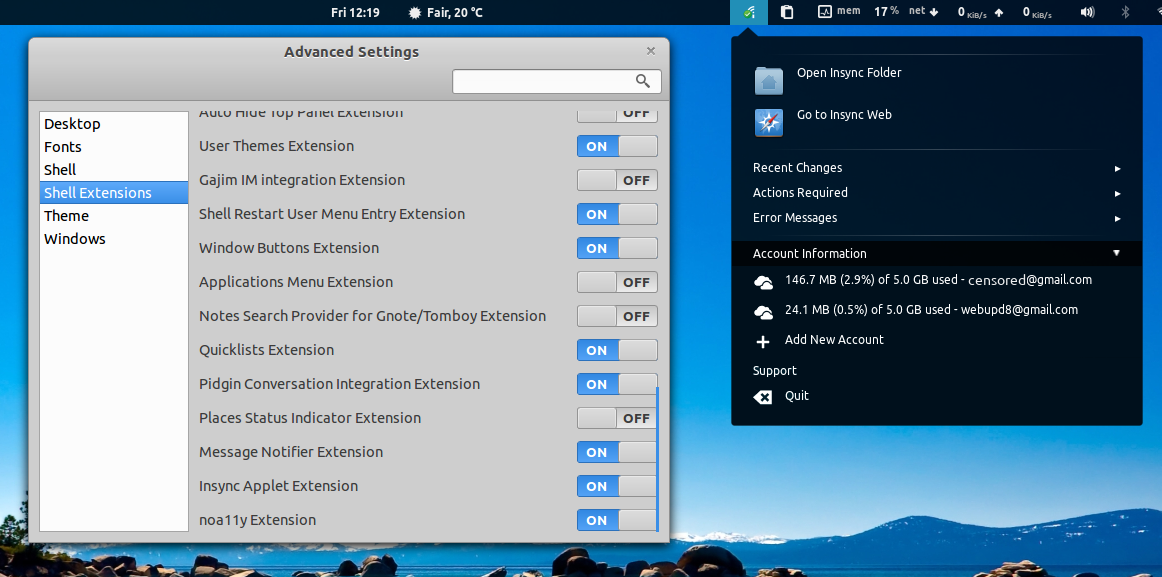 Google Drive Linux App `Insync` Beta 4 Adds GNOME Shell, Cinnamon And ...