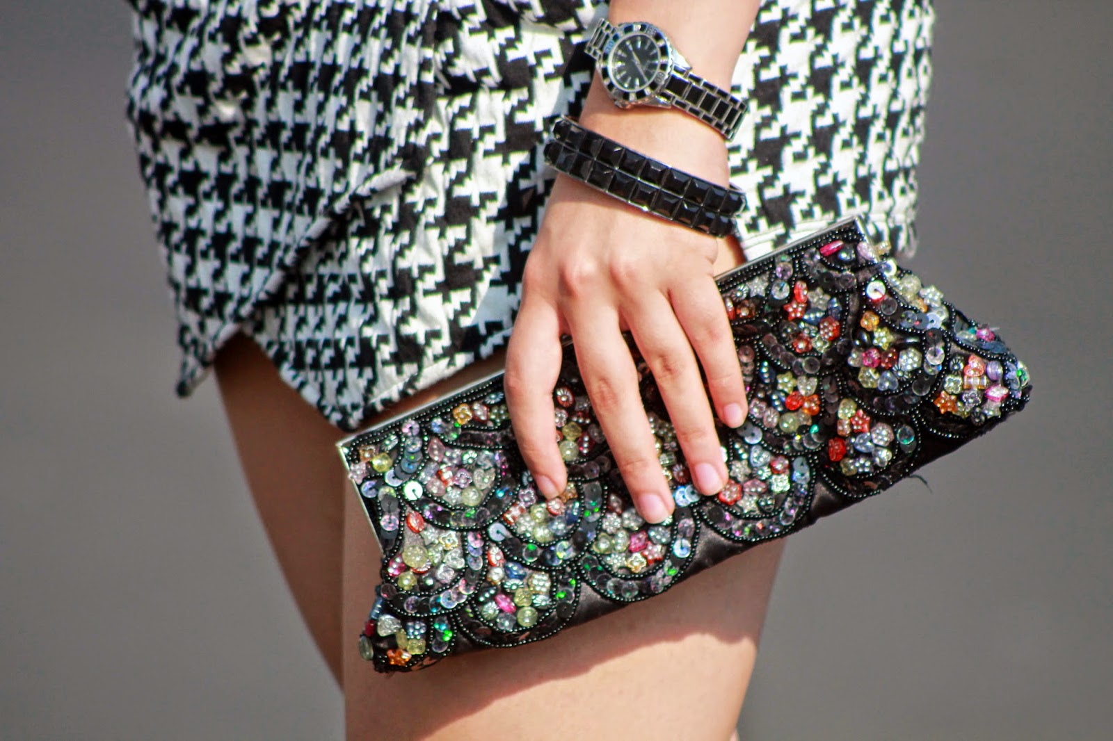 Fancy Hansy: Houndstooth Skort Vol II