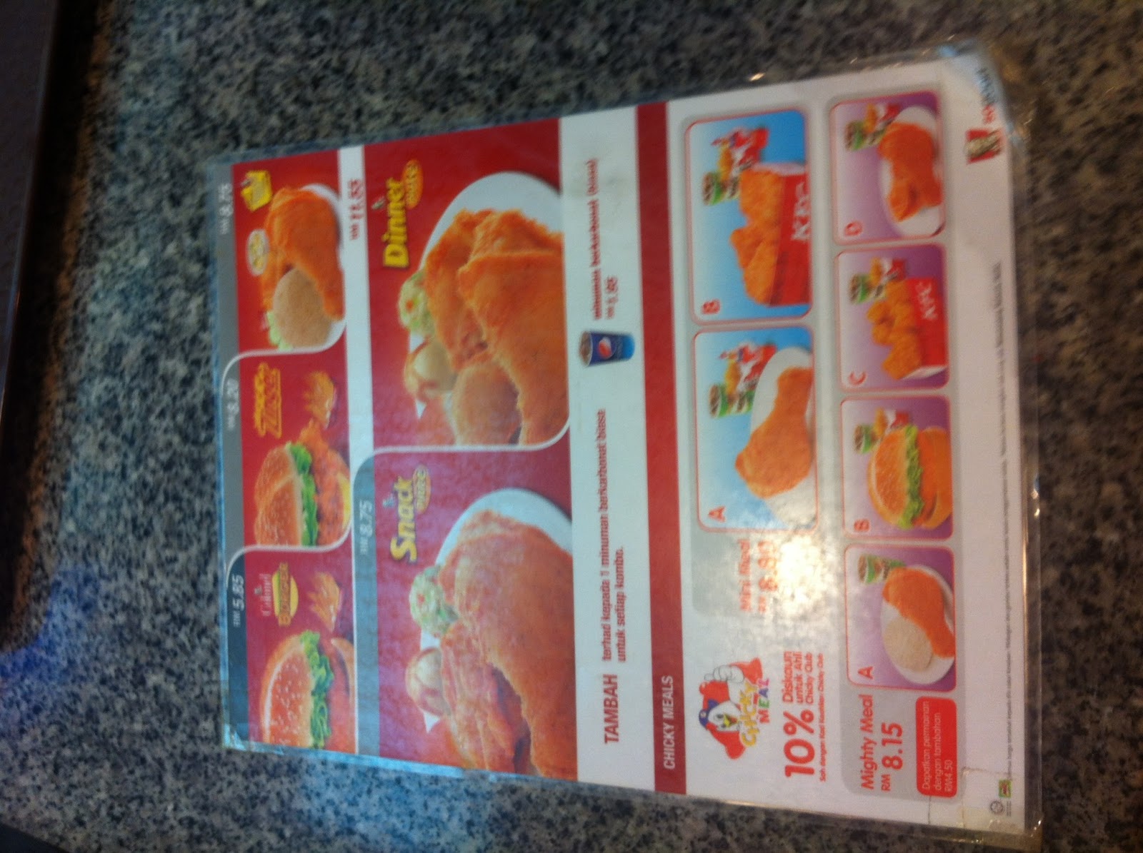 Our Journey : Penang Gelugor Tesco Penang - KFC Restaurant