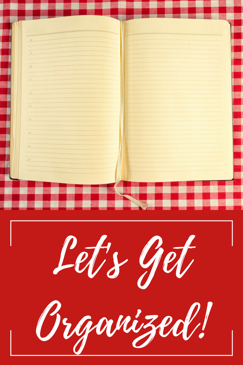 LET'S GET REAL: Let's Get Organized