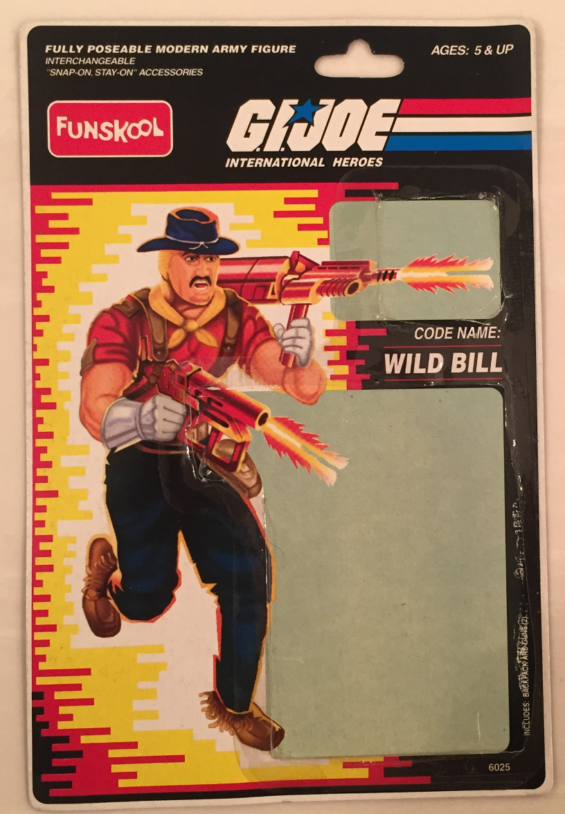 Forgotten Figures: Funskool Wild Bill Card Artwork