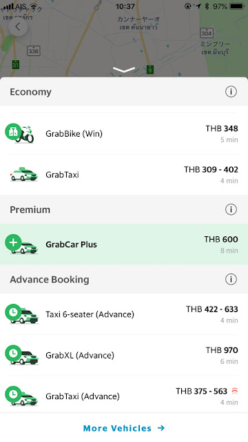 便利・快適！Grabの予約機能をバンコクで使ってみました（GrabCar Plus・GrabCar Plus Advance・GrabTaxi ...