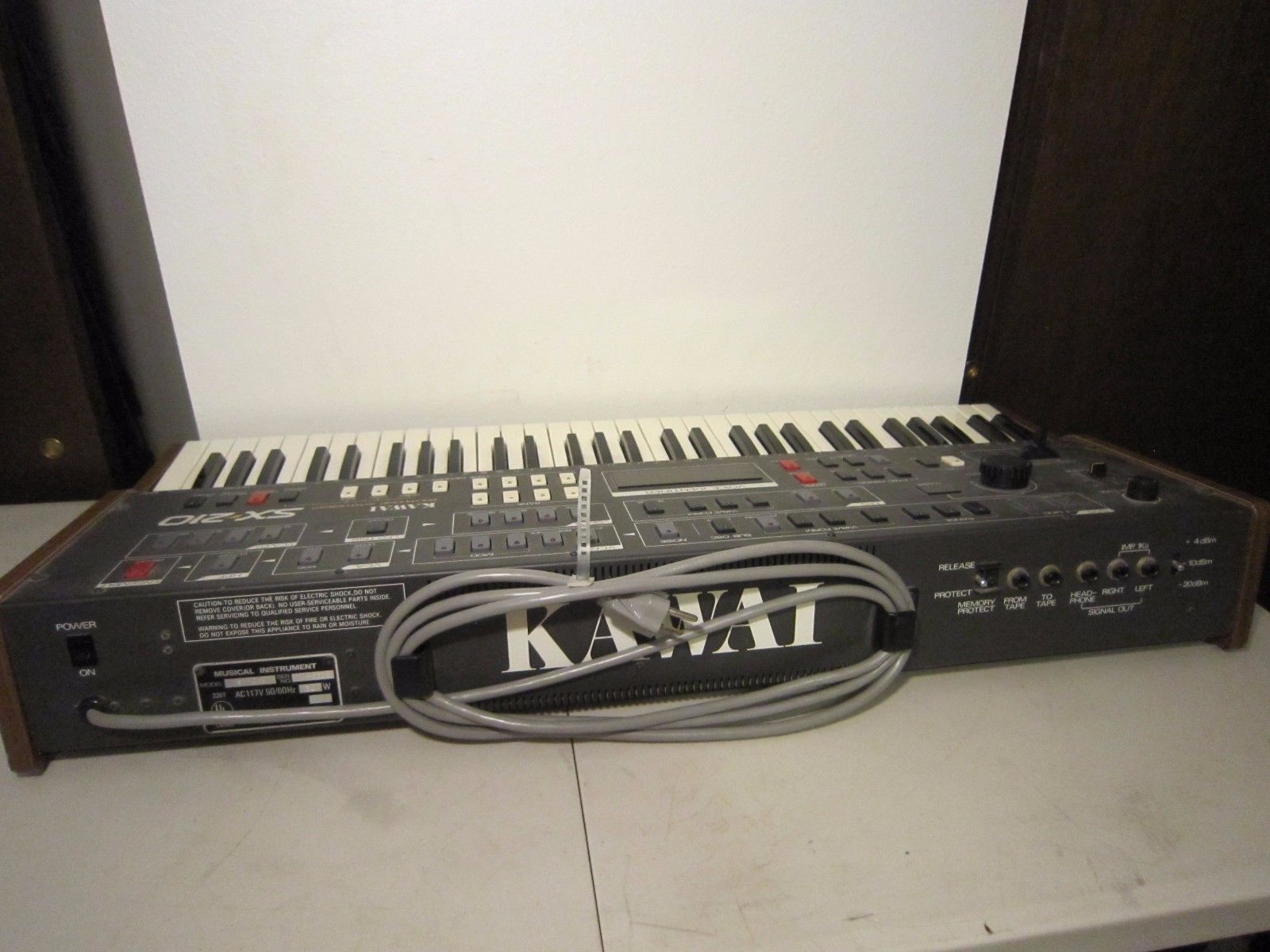 MATRIXSYNTH: Kawai SX-210 Synthesizer SN K-6606