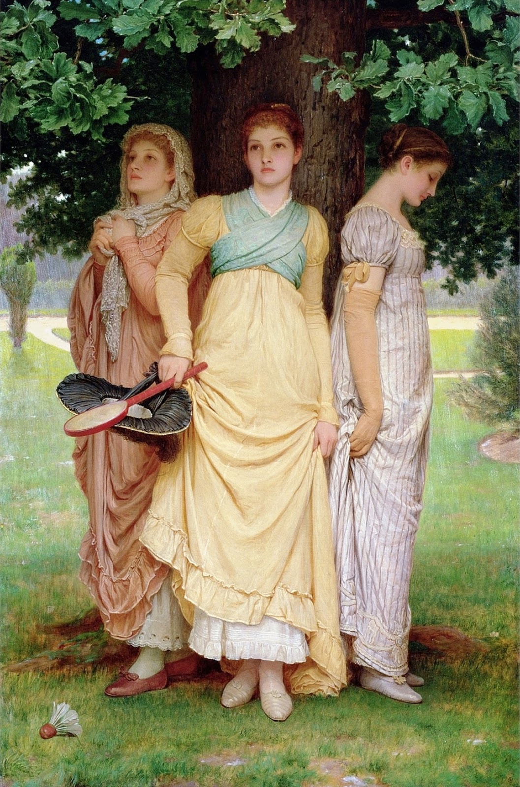 Enjoy some Damn Fine Art : Charles Edward Perugini. A Summer Shower ...