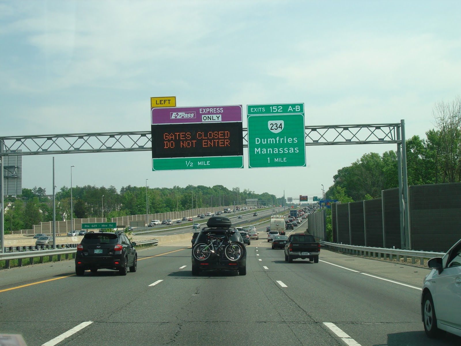 Luke's Signs: Interstate 95 & Rt. 234 - Prince William County, VA