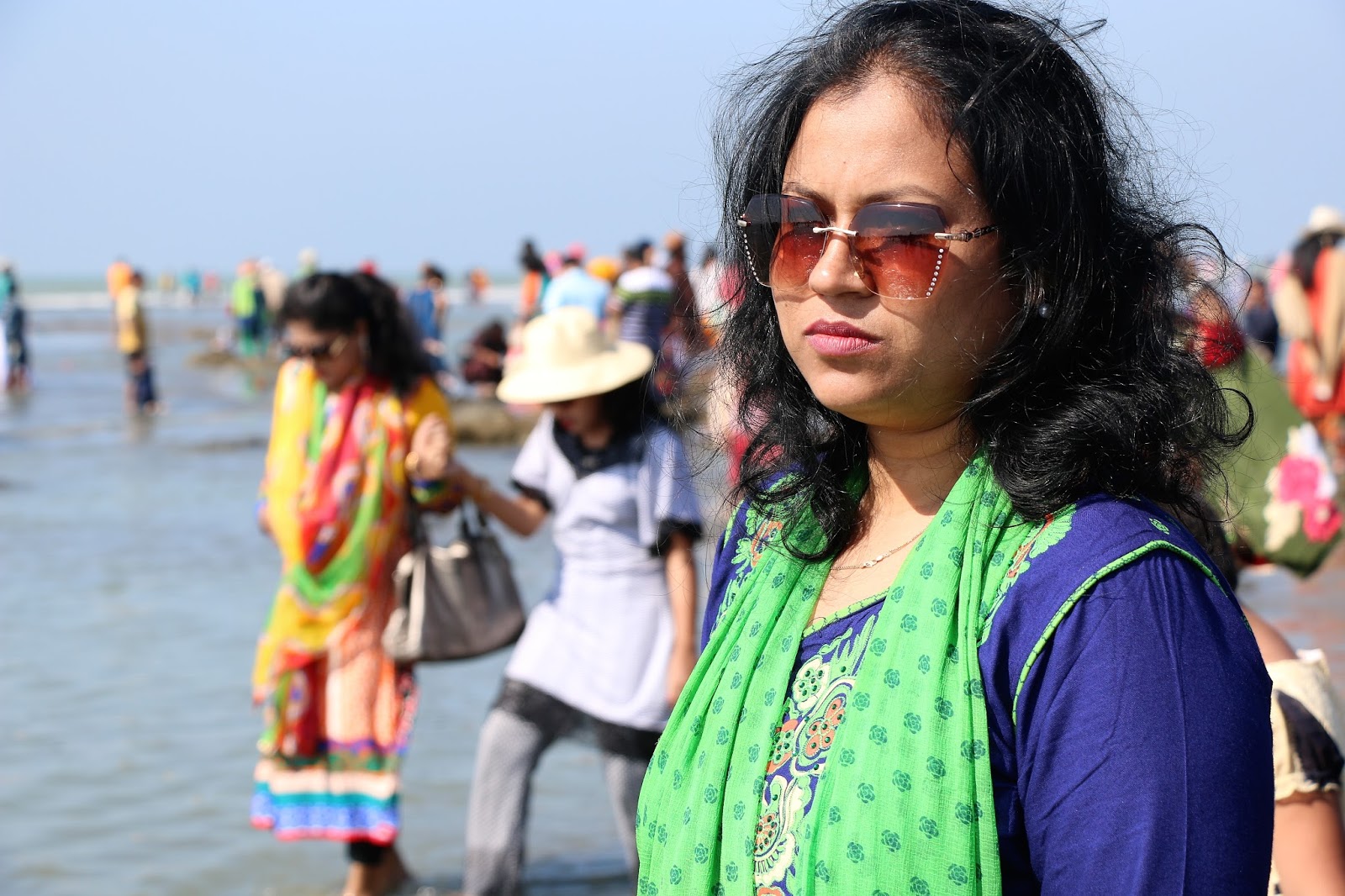 Hasina Begum - Inani Sea Beach, Coxbazar