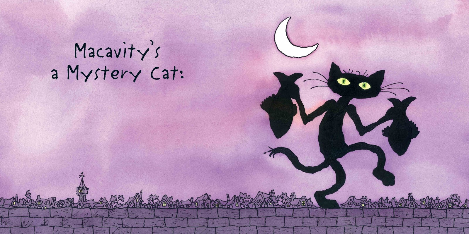 twentybyjenny: Macavity: The Mystery Cat by T.S. Eliot, illustrated by ...