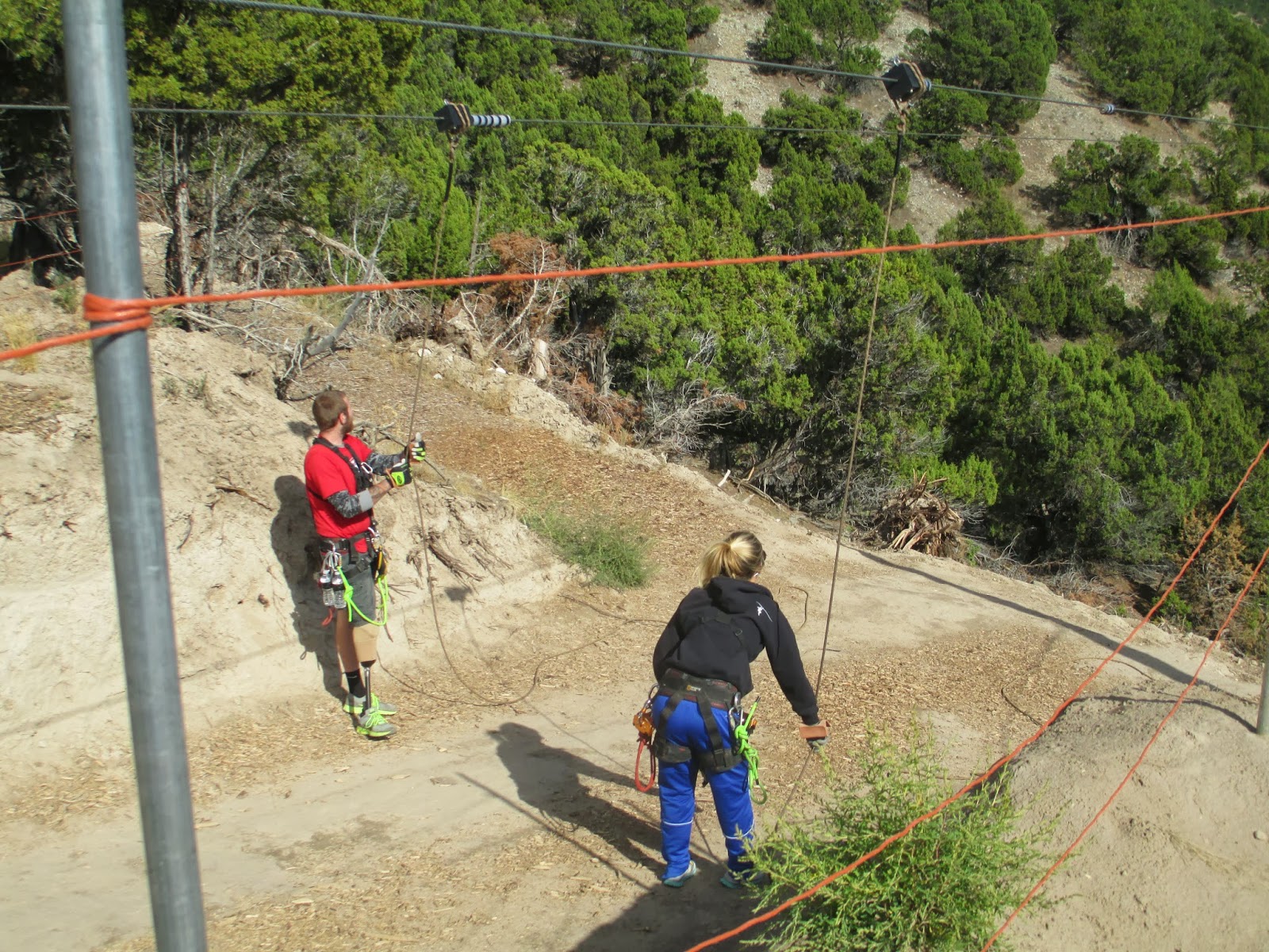 Ziplining Across the USA: Wednesday September 20 Heise Zip Ririe, Idaho