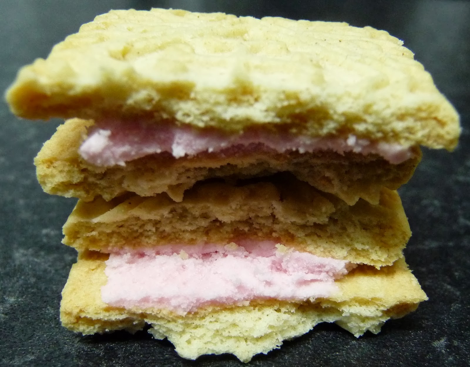 Something to look forward to: Hill Biscuits Snack Packs: Strawberry creams