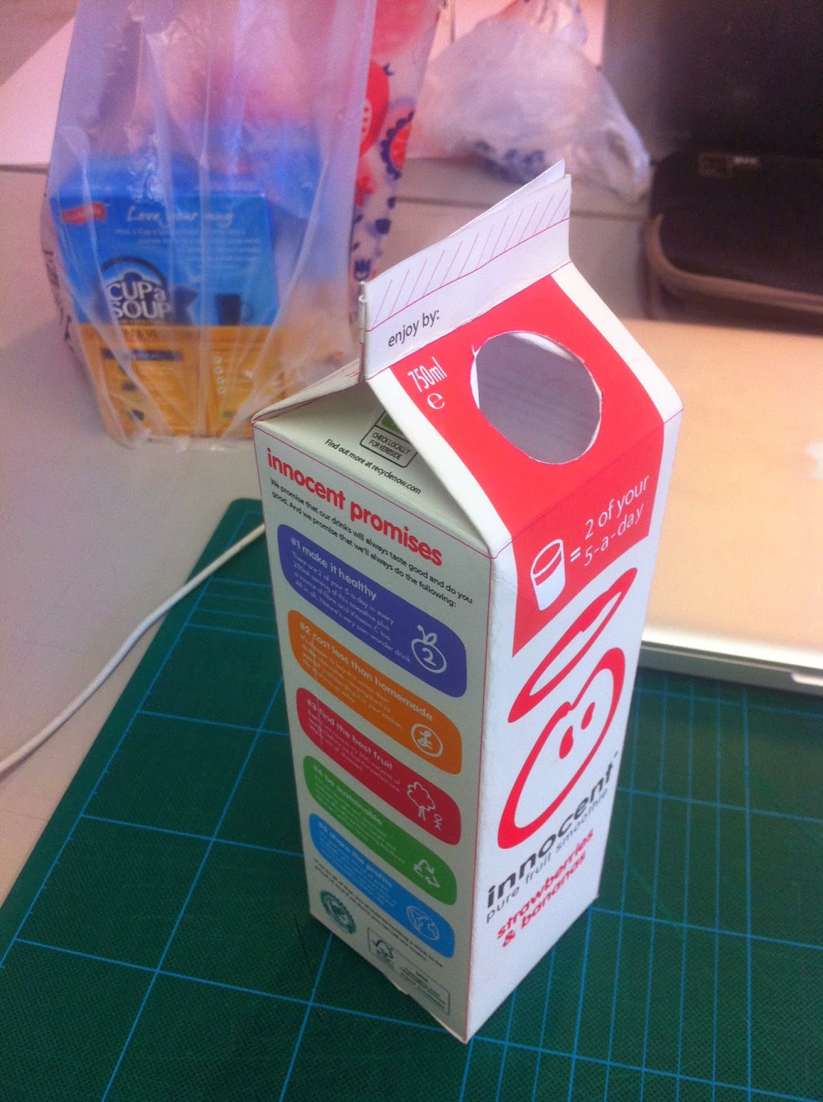 Extended Practice : Innocent Drinks// Packaging Revisit