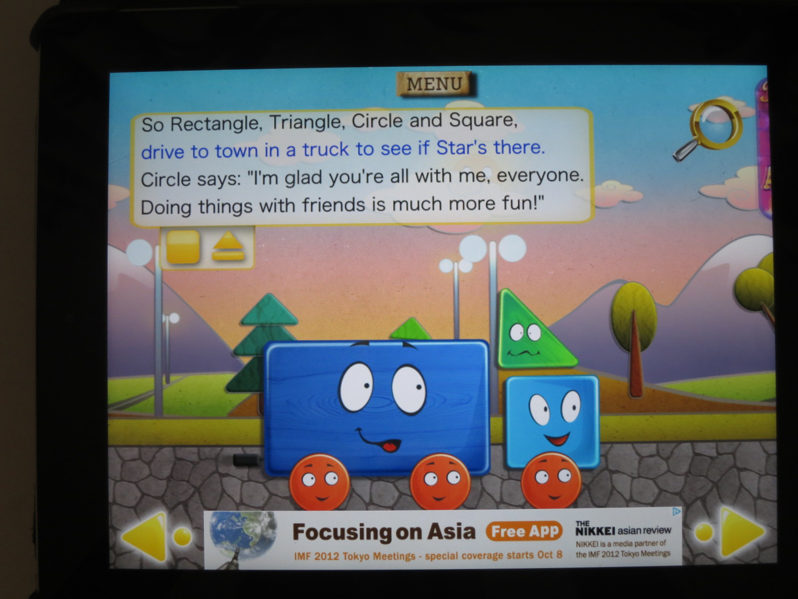 瑜玲育儿经 (Elaine Teh): i-Pad ~ 游戏中学习形状（Friendly Shapes）