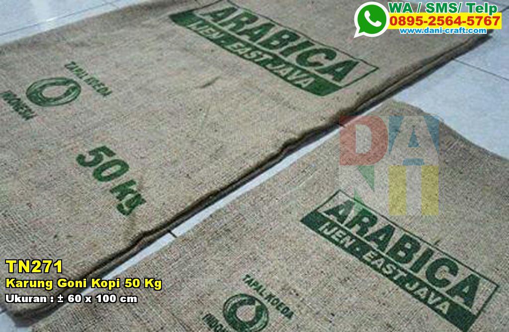 Karung Goni Kopi 50 Kg | Souvenir Pernikahan