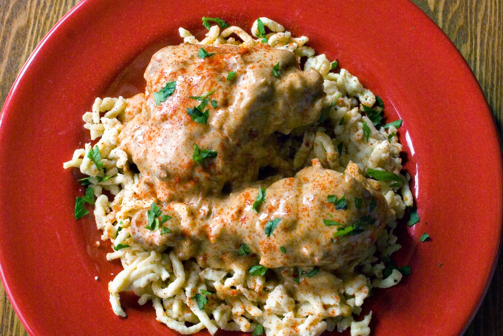 The Hungry Lovers: Romanian Chicken Paprikash
