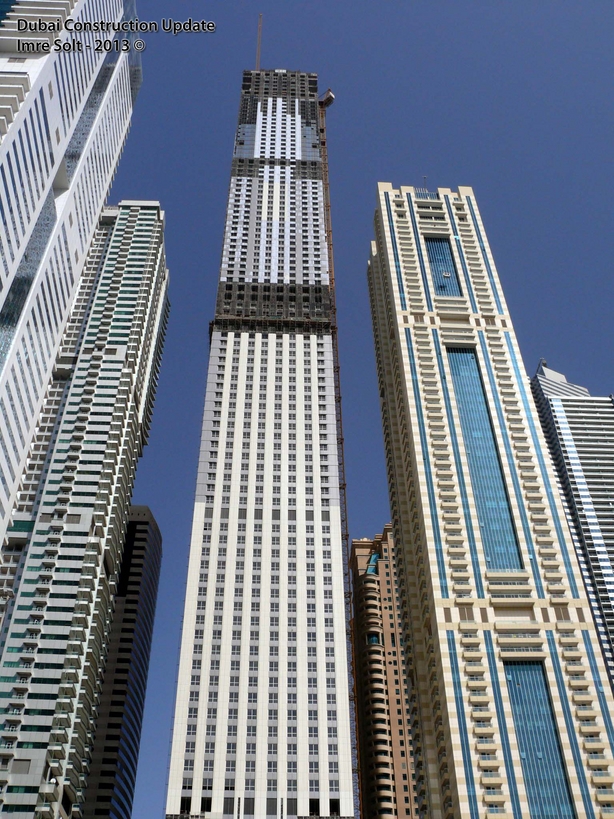 Dubai Constructions Update by Imre Solt: Marina 101 Tower construction ...