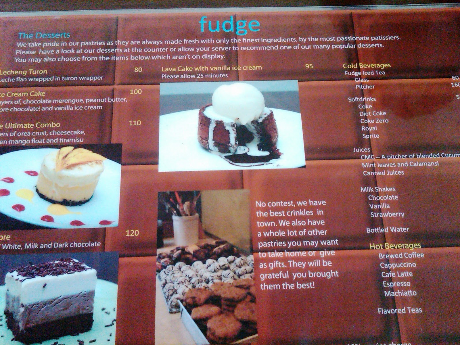 Reserved For Two: Fudge