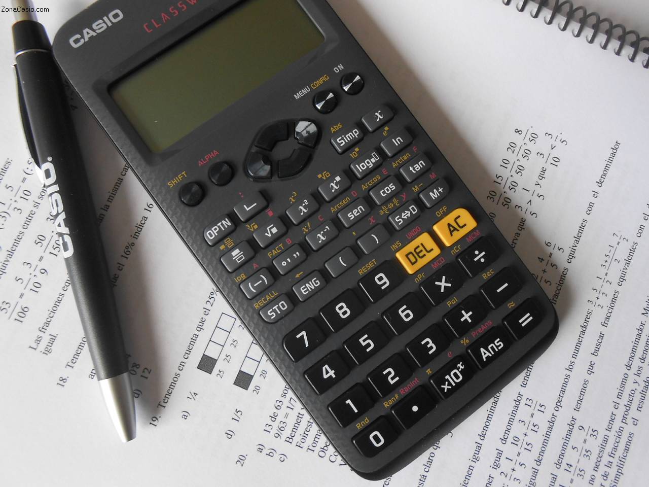 Zona Casio: Prueba: calculadora fx-82SPX Classwiz de Casio