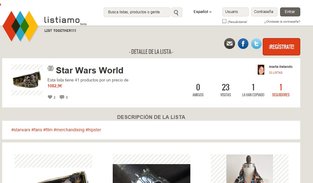 Tecnología Habitual Crear Descubrir Y Compartir Listas On Line