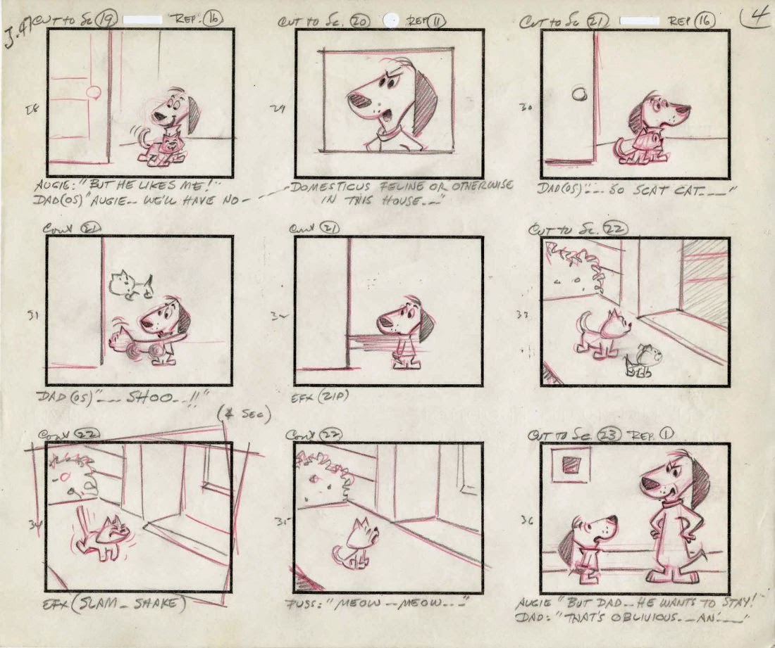 Yowp: Huck and Augie Story Panels