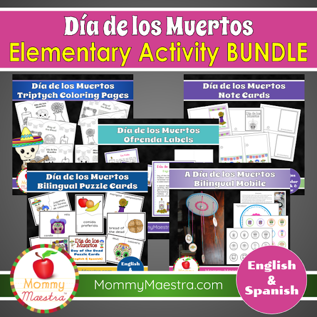 Mommy Maestra: New PreK Activity Pack for Día de los Muertos