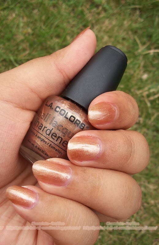 Chocolate Truffle Nails: L.A.Colors - Topaz -Nail Polish Review- -Swatches-