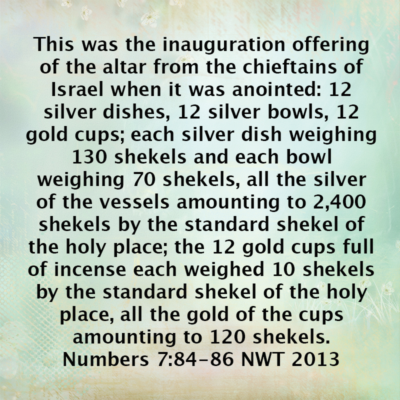 My Bible Reading: NUMBERS