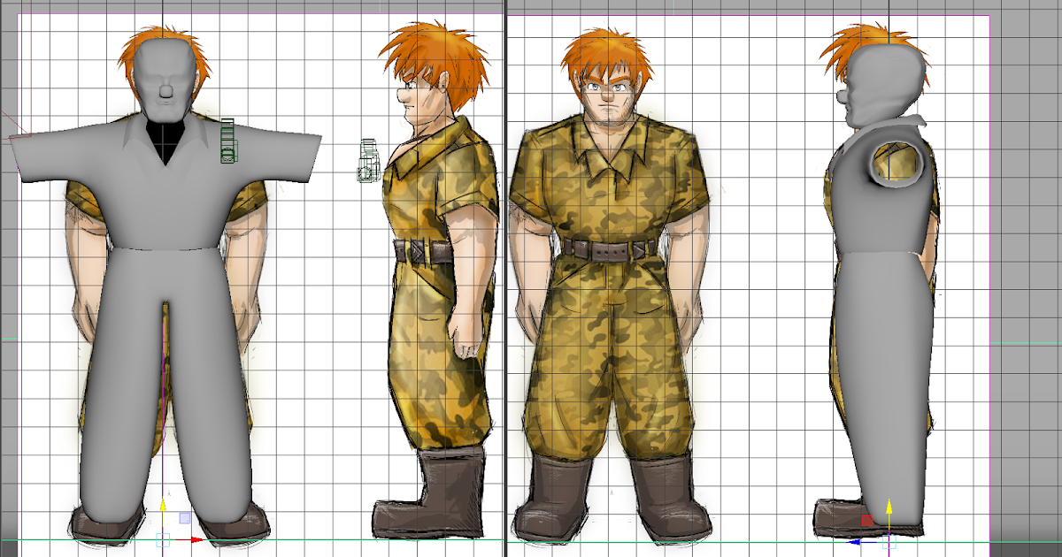 HND 3D Animation Year 2 Grade Unit Individual: Arthur model