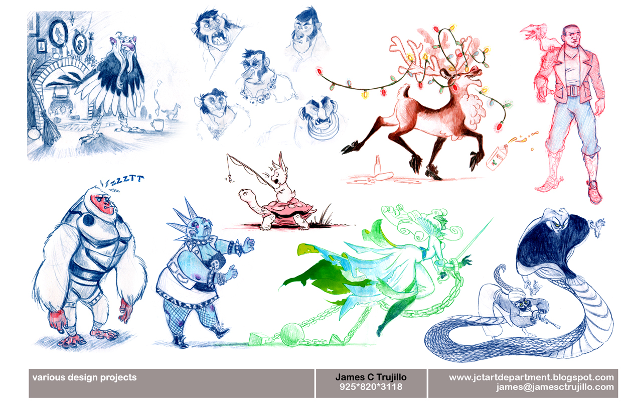 Illustration Updates: VISUAL DEVELOPMENT PORTFOLIO