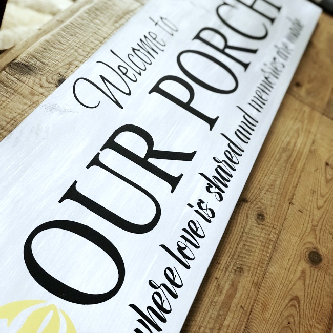 How to Make a Custom Porch Sign