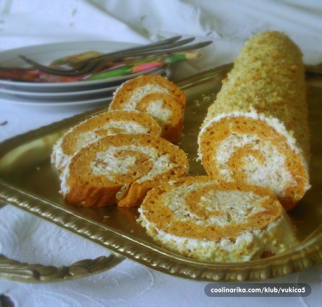 SLANI ROLAT! PREDIVAN ROLAT, LAGANI BISKVIT FILOVAN SIROM, SUSAMOM I ...