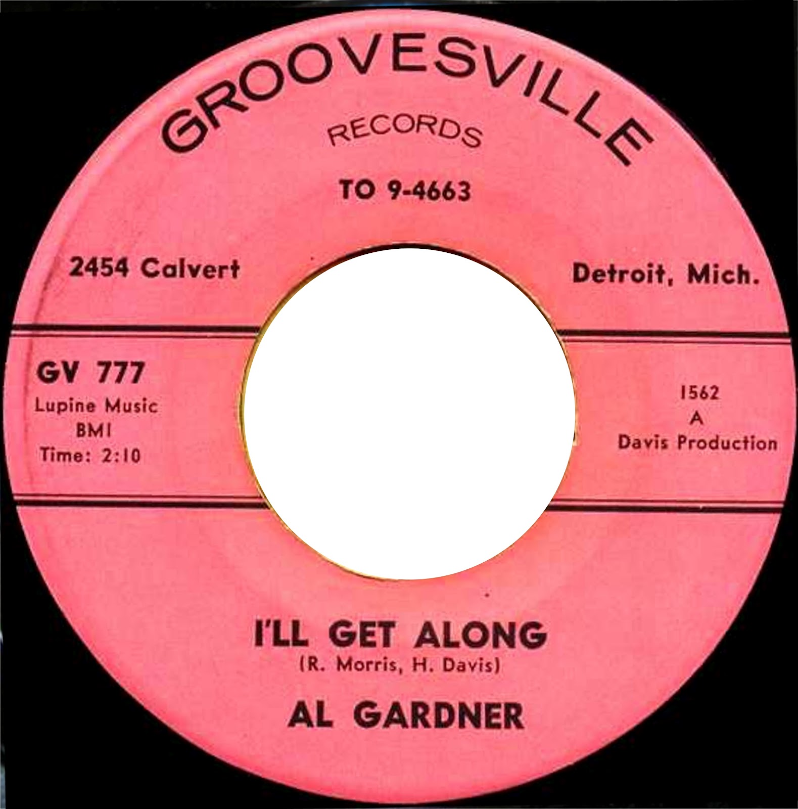 Detroit Soul Singles (Small label discogs): Groovesville