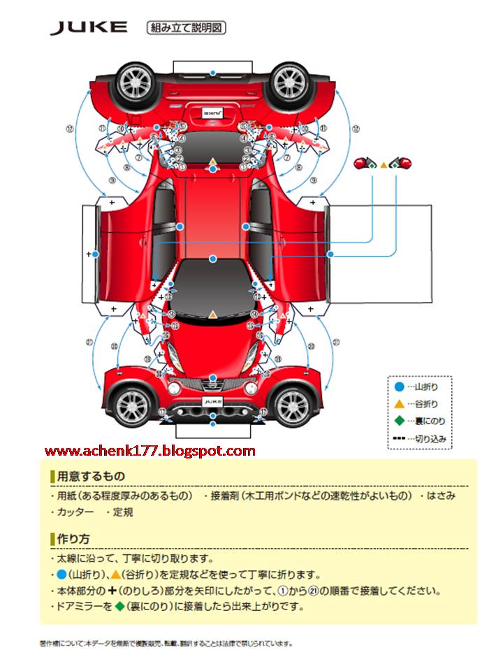 I LOVE OTOMOTIF: [Paper Car] Nissan Juke