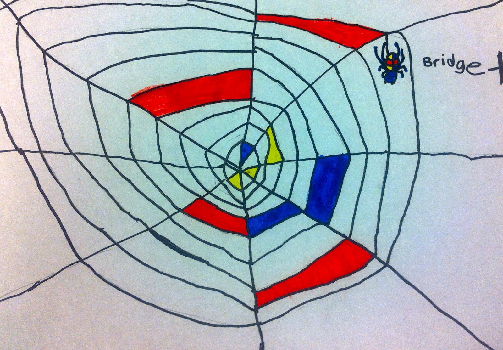 Expression of Imagination: Mondrian Spider Web