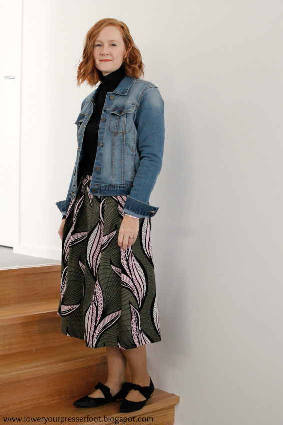 My last Burda of the month project: Burda 9/2017 #103 the skirt that ...