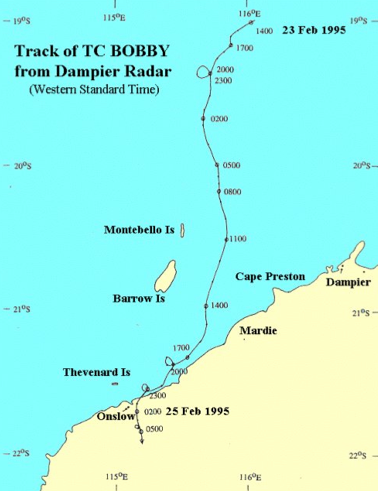 Cyclone Bobby: During Cyclone Bobby