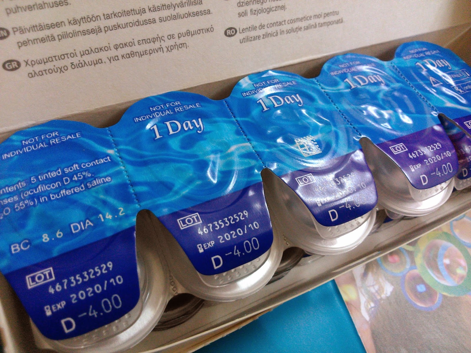 CeCeDingDing: Cooper Vision Biomedics 1 Day Extra & FREE 5 days trial ...