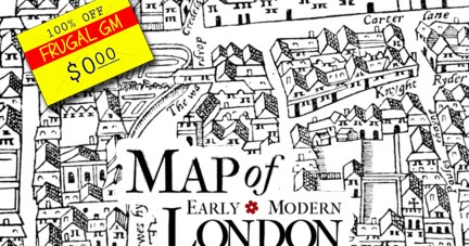 Free GM Resource: The Map of Early London - Frugal GM