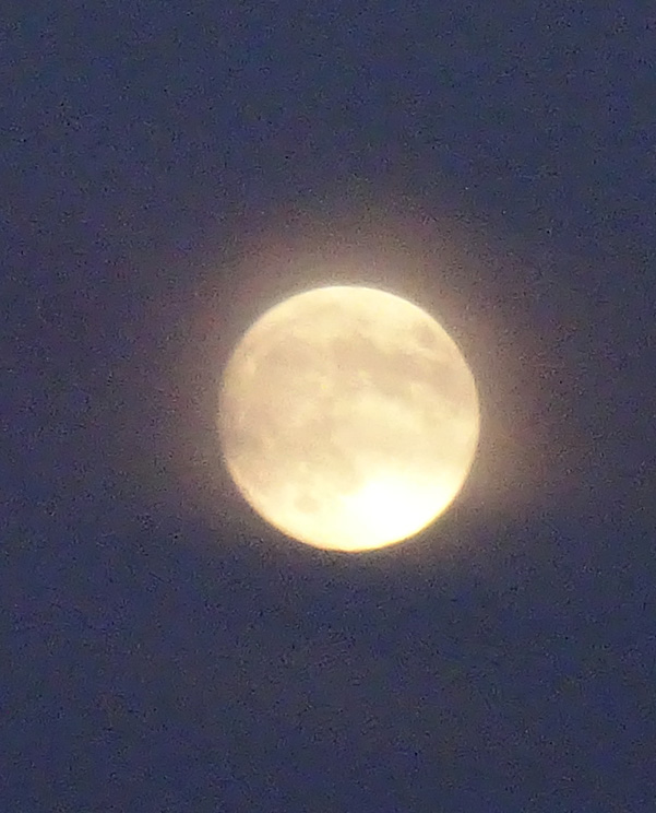 More Golden Years: Moon rise and sun set.