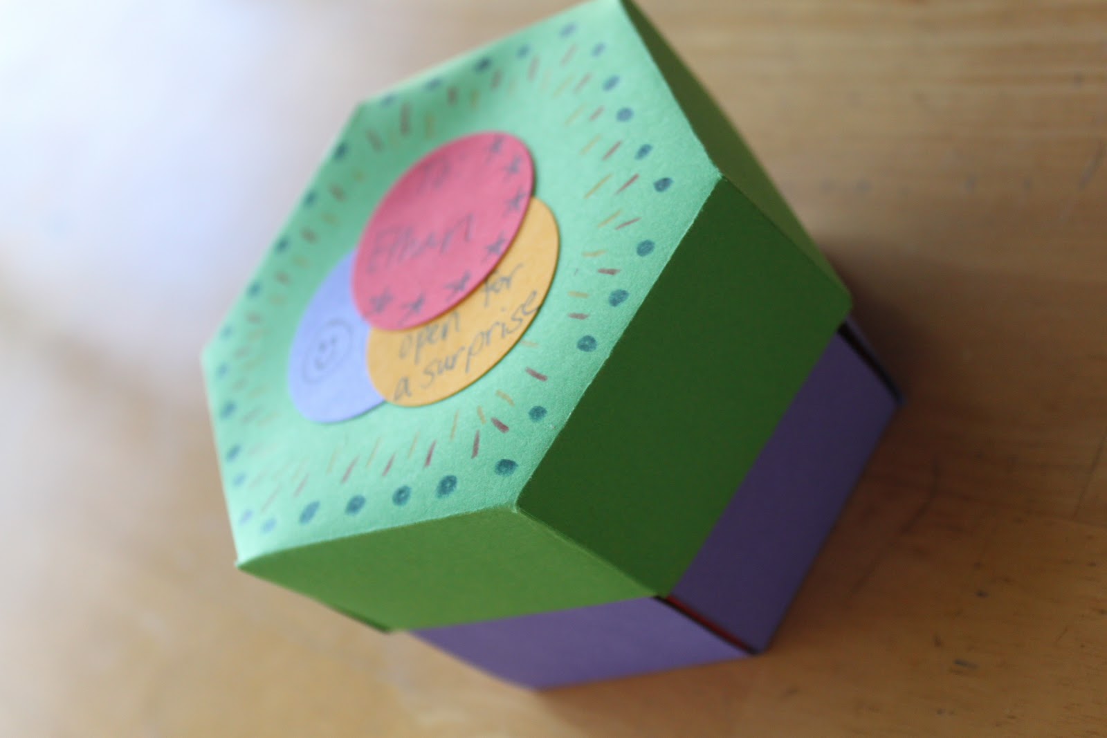 1 Creative Endeavor: Jan. 12: Hexagon Explosion Box
