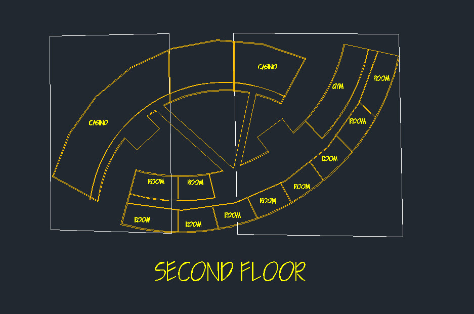 HOTEL / CASINO: Building layouts and floor plans