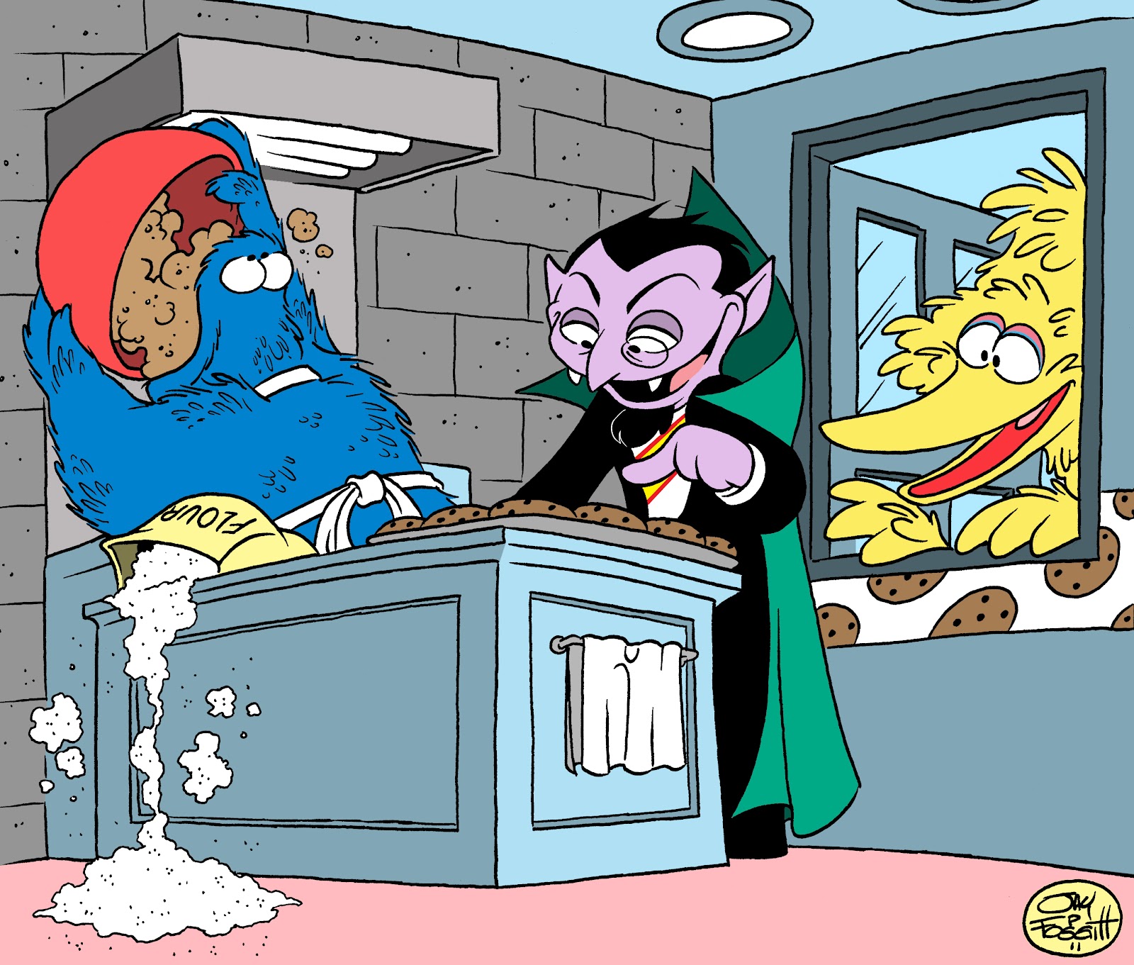 Sesame Street Cartoon Muppet Elmo Muppets Frosch Jarig Sesamestreet ...