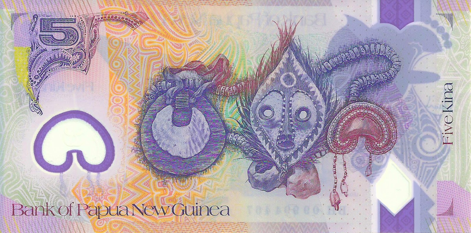 Papua New Guinea 5 Kina | Beauty 'n Special Notes