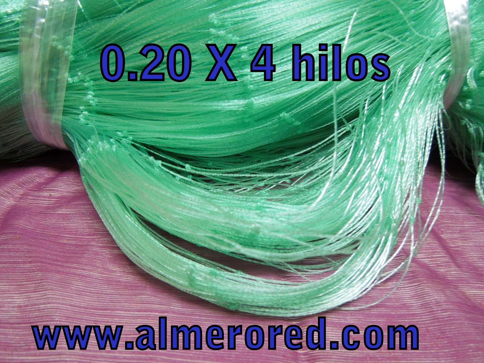 Red multimonofilamento 4 hilos y malla 60mm - Almerored