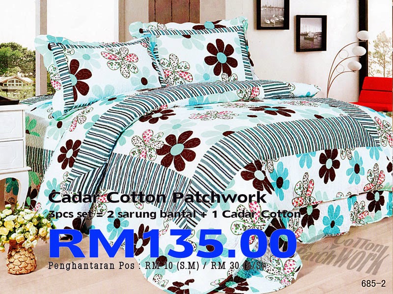 Cadar cotton patchwork: cadar cotton china @ RM135.00