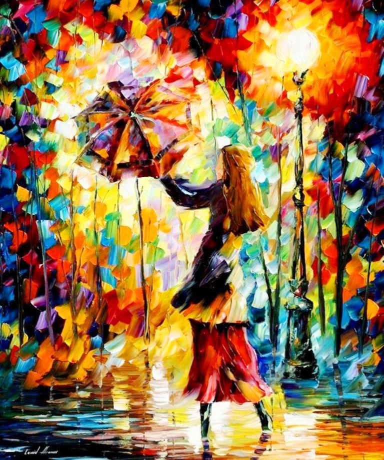 Arte y Actividad Cultural: Espátula al óleo: Pinturas Leonid Afremov