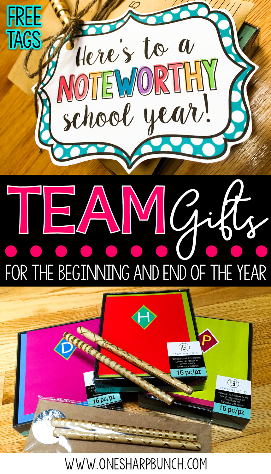 Team Gifts for the Beginning of the Year and End of the Year - One ...