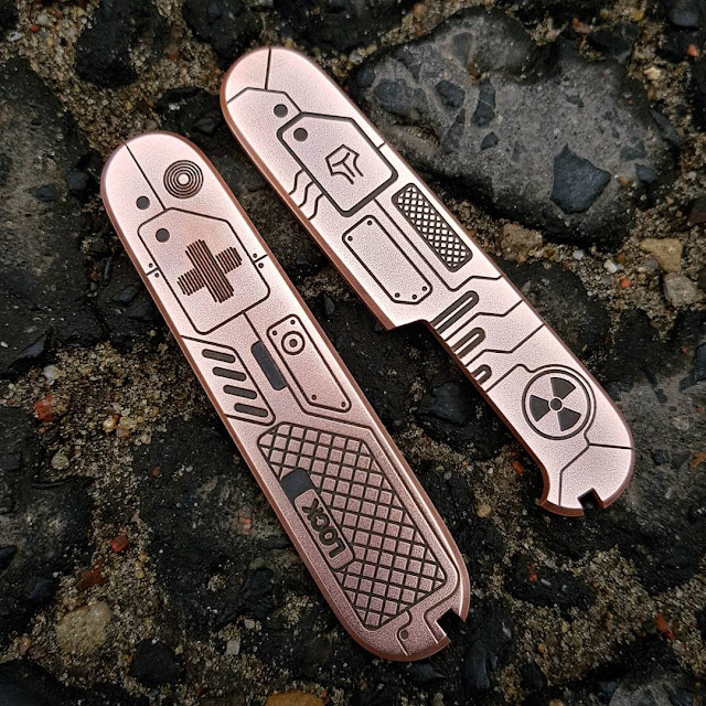 Andrzej Woronowski Custom Knives: Victorinox Swiss Army Knife scales 23