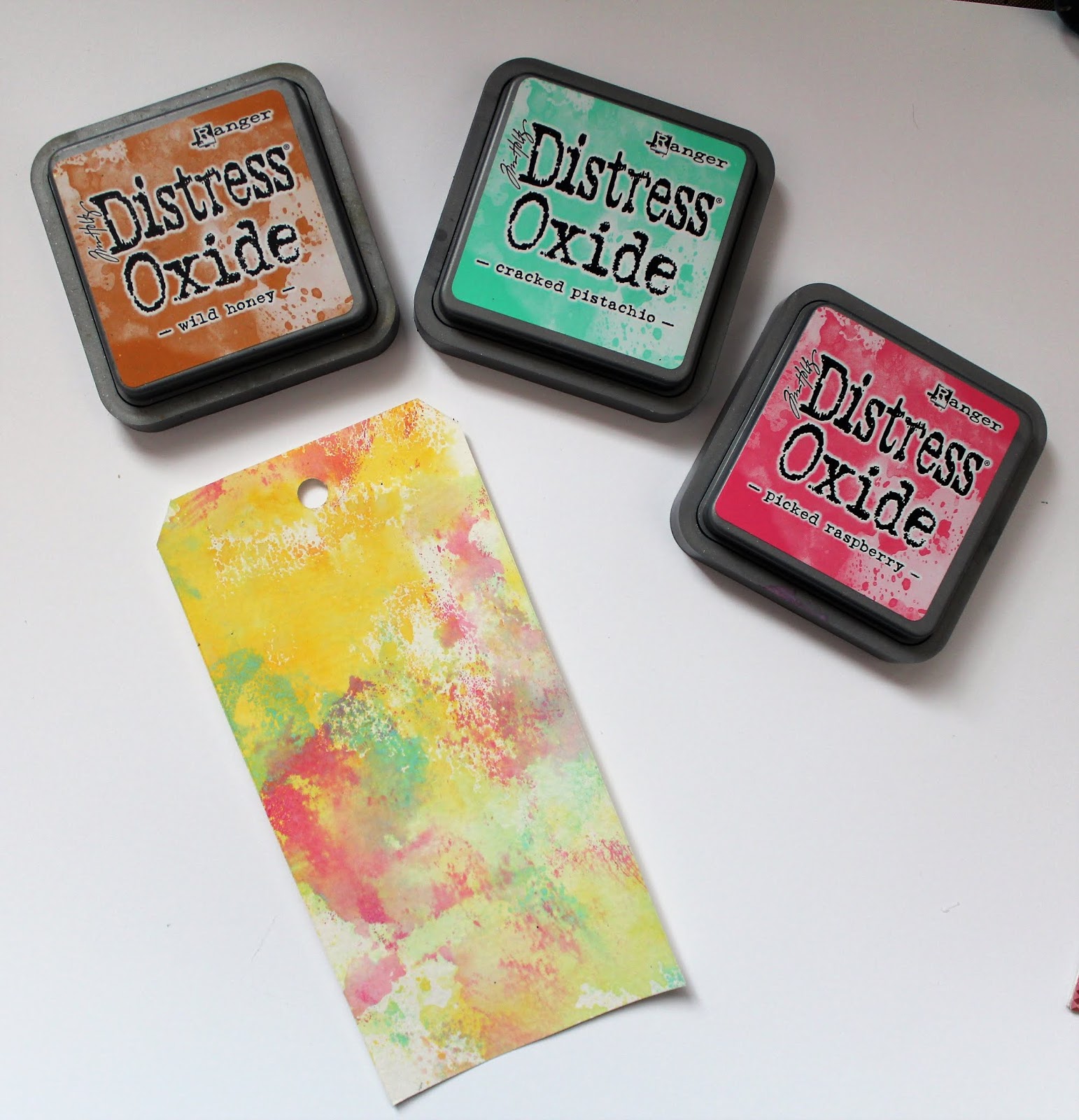 Pam Bray Designs: A Girl with Flair: Create Distress Oxide Tag with ...